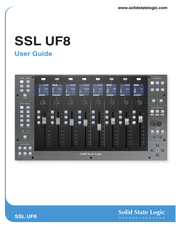 Solid State Logic UF8 Controller User Guide | Manualzz