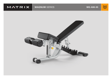 Matrix MG-A86 Magnum Multi-adjustable Bench Bedienungsanleitung | Manualzz