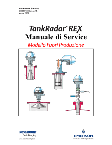 Rosemount TankRadar Rex Manuale del proprietario | Manualzz