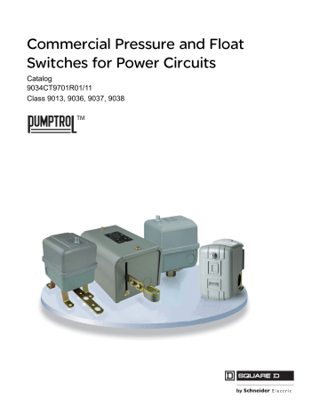 Square D 9036DG2 Plastic Exterior Float Switch Manual | Manualzz