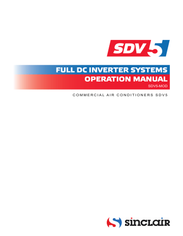 Sinclair SDV5-MOD CONTROLLER User Manual | Manualzz