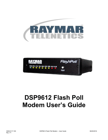 Raymar-Telenetics DSP9612 User Guide | Manualzz