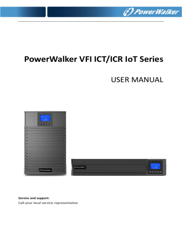 PowerWalker VFI 10000 ICR IoT Owner's Manual | Manualzz