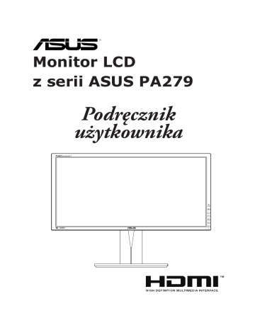 Asus ProArt Display PA279Q Monitor instrukcja | Manualzz