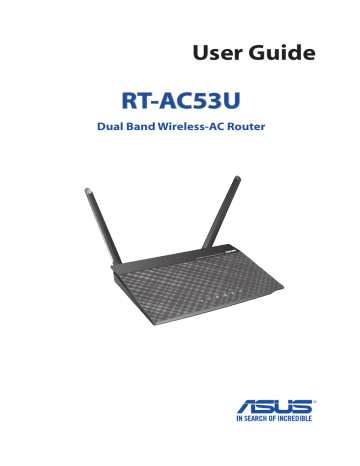 Asus RT-AC53U 4G LTE / 3G Router User's manual | Manualzz