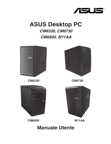 Asus Essentio CM6830 Tower PC Manuale utente | Manualzz