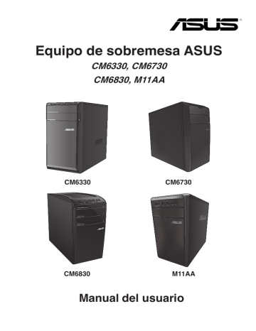 Asus Essentio CM6830 Tower PC Manual de usuario | Manualzz