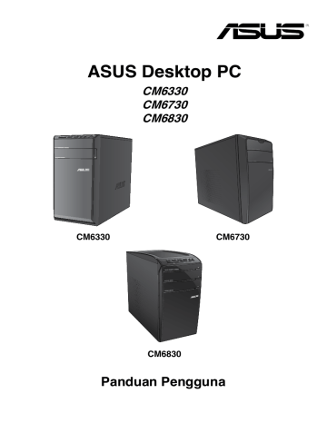 Asus Essentio CM6830 Tower PC Panduan pengguna | Manualzz