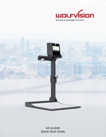 WolfVision VZ-8.UHD Quick Setup Guide | Manualzz