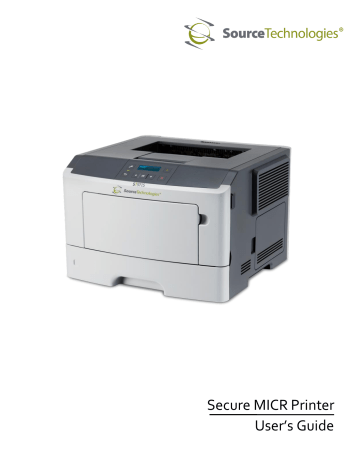 Source Technologies ST9715 Printer User Guide | Manualzz
