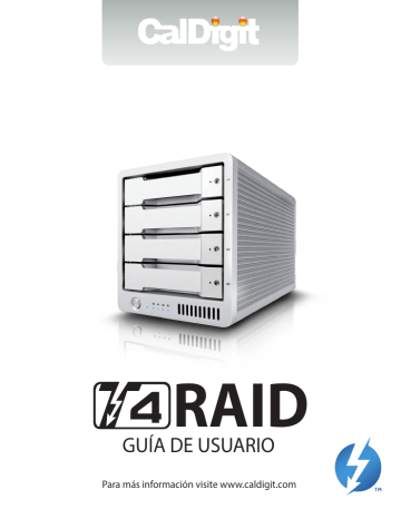 CalDigit T4 RAID Thunderbolt 2 Manual de usuario | Manualzz