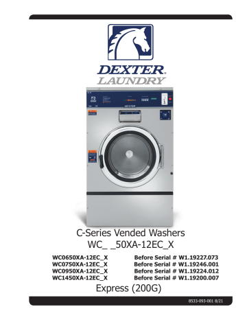 Dexter Laundry T-650 Express Washer Service Manual | Manualzz