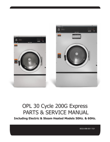 Dexter Laundry T-650 O-Series Express Washer Service Manual | Manualzz