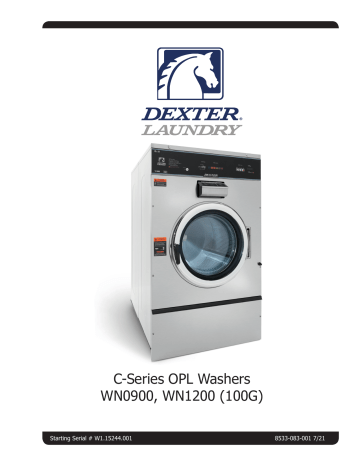 Dexter Laundry T-900 6-Cycle Washer Service Manual | Manualzz