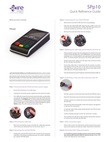 Spire SPp10 Quick Reference Manual | Manualzz
