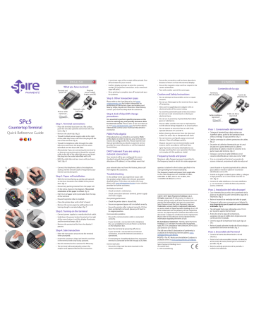 Spire SPc5 Quick Reference Manual | Manualzz