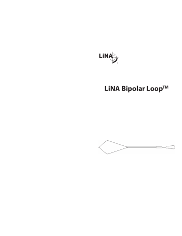 LiNA Bipolar Loop BL-160 Instructions Manual | Manualzz