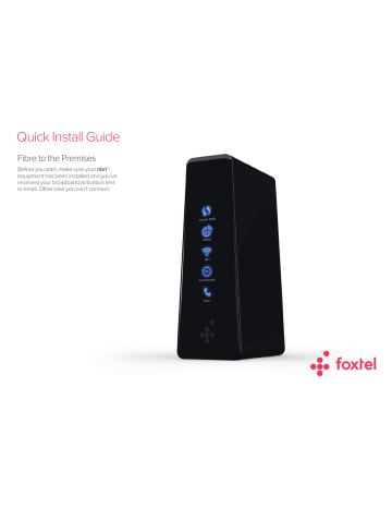 Foxtel FX04241 Quick Install Manual | Manualzz