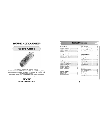 Ezmax EZMP-4100 User Manual | Manualzz
