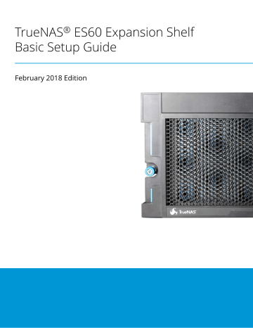 iXsystems TrueNAS ES60 Basic Setup Manual | Manualzz