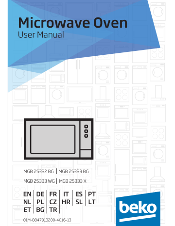 Beko MGB 25333 WG, MGB 25333 X User Manual | Manualzz