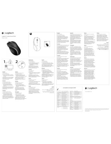 Logitech M500 Setup Manual | Manualzz