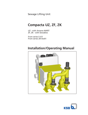 KSB Compacta UZ21.900D Installation & Operating Manual | Manualzz