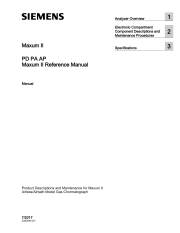 Siemens Maxum II Reference Manual | Manualzz