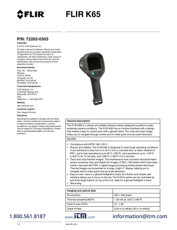 FLIR K65 Manual | Manualzz