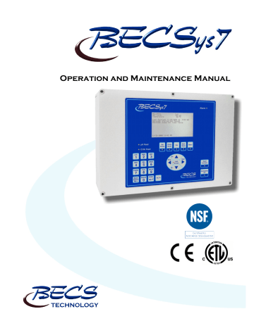C – 5: The Reset Fail / Safe Key. BECS BECSys7 115VAC, BECSys7 230VAC ...