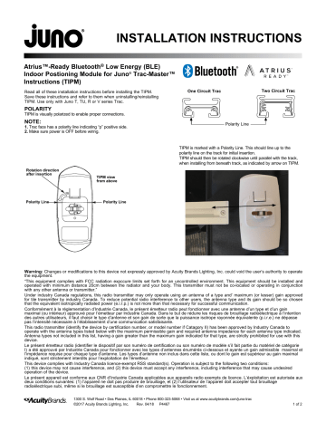 JUNO Atrius Installation Instructions | Manualzz