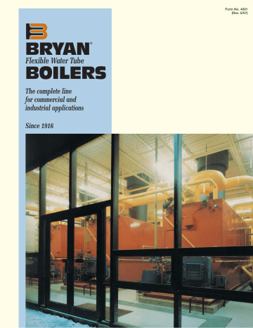 Bryan Boilers Flexible Water Tube Boilers Brochure | Manualzz