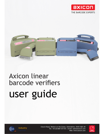 Axicon 6000 series, 6500 series, 7000 series User Manual | Manualzz