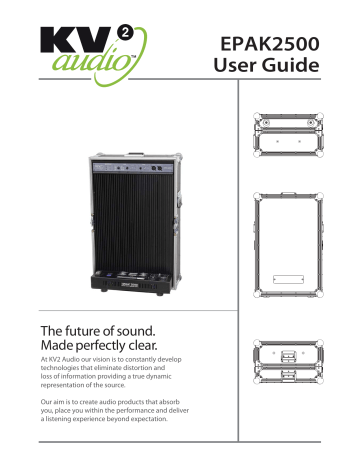 KV2 Audio EPAK 2500 User Manual | Manualzz