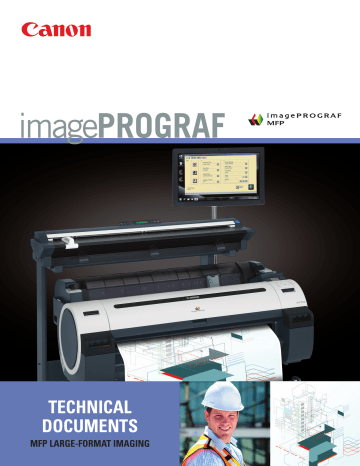 Canon imagePROGRAF MFP Brochure & Specs | Manualzz