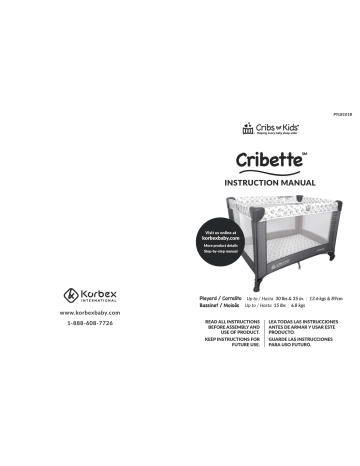 Cribs For Kids Cribette Instruction Manual | Manualzz