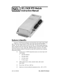 SEL-710 Motor Protection Relay Express Installation Guide | Manualzz