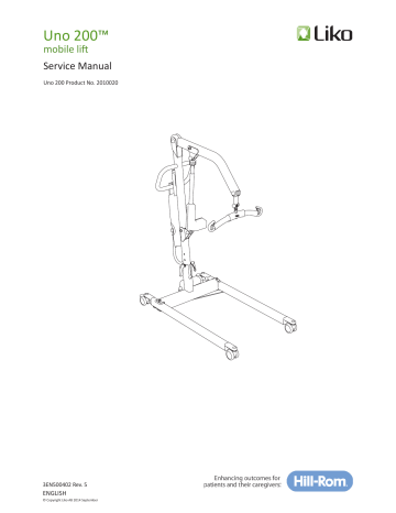 Liko Uno 200 Service Manual | Manualzz