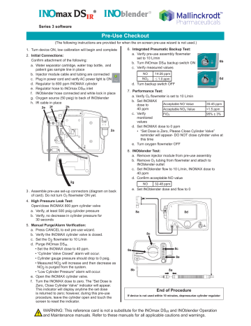 Mallinckrodt INOmax DS IR Checklist | Manualzz