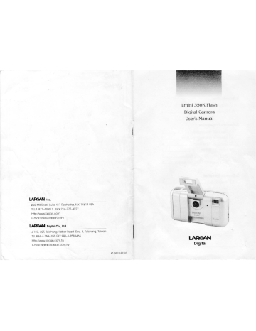 Largan LMINI 350K Flash User Manual | Manualzz