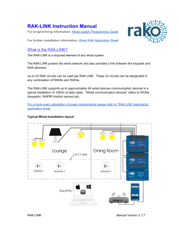 rako RAK-LINK Instruction Manual | Manualzz