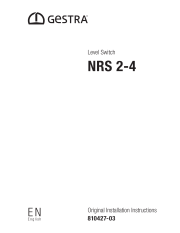 GESTRA NRS 2-4 Installation Instructions Manual | Manualzz