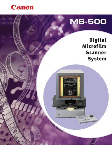 Canon MS-500 Brochure & Specs | Manualzz