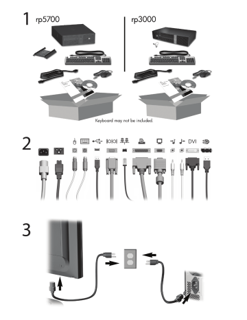 HP Rp3000 - Point of Sale System Getting Started Manual | Manualzz