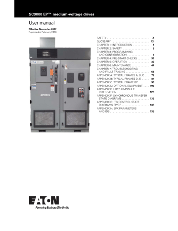 Eaton SC9000 EP medium voltage drives User Manual | Manualzz
