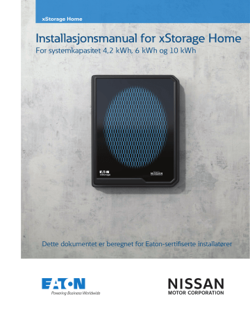 Eaton xStorage Home Installation manual | Manualzz