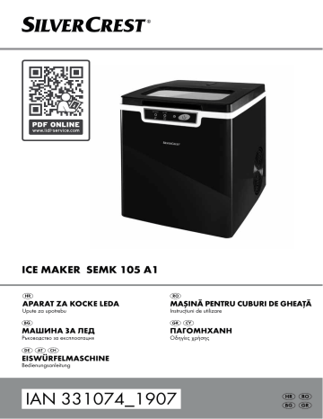 Silvercrest SEMK 105 A1 ICE MAKER Bedienungsanleitung | Manualzz
