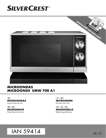 SilverCrest SMW 700 A1 Microwave Operating Instructions | Manualzz