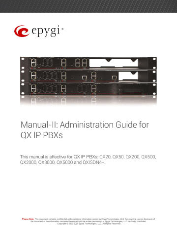Epygi QX20 Owner's Manual | Manualzz