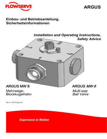 Flowserve Argus™ Ball Valve MW 8 User Instructions | Manualzz